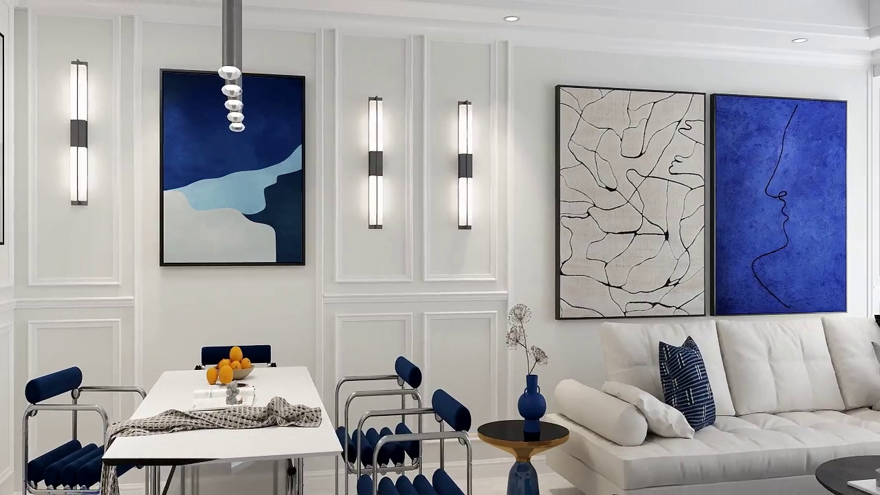 Yves Klein living room -Coohom design community