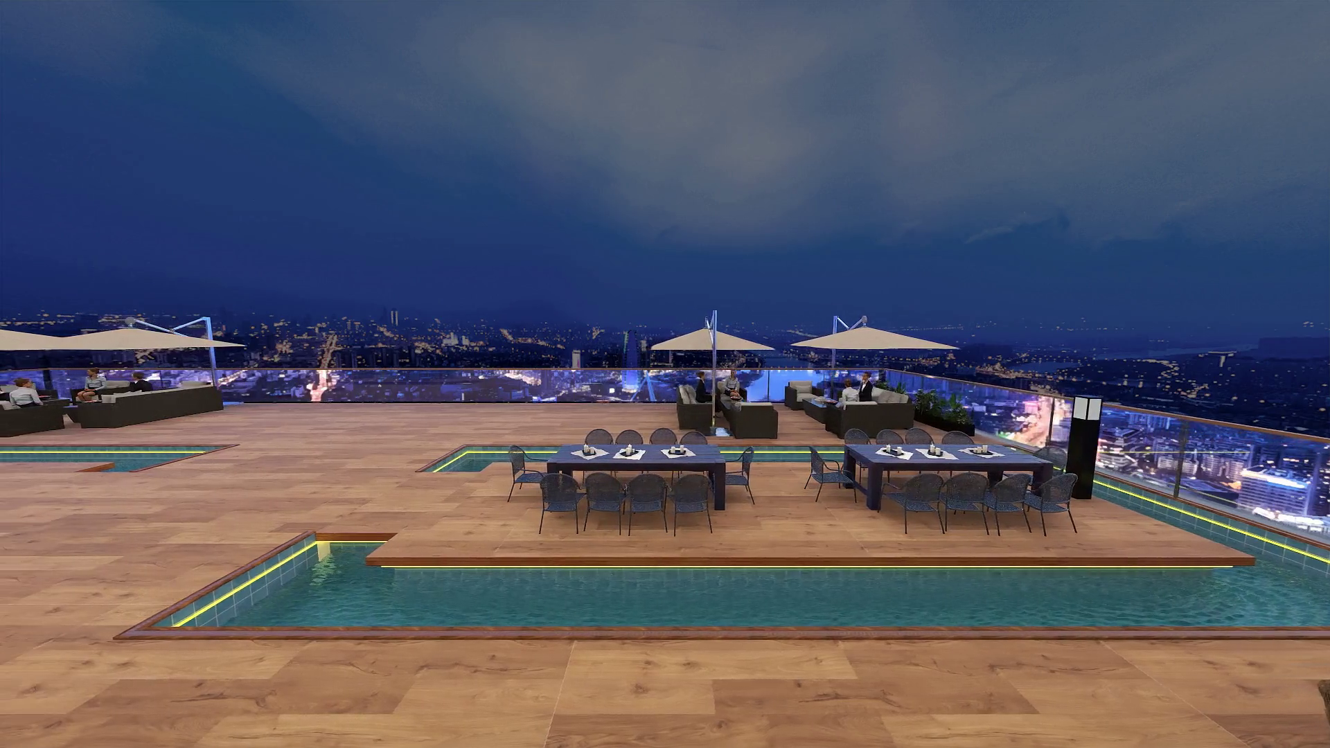Luxury Rooftop Cafe & Bar-Coohom design community