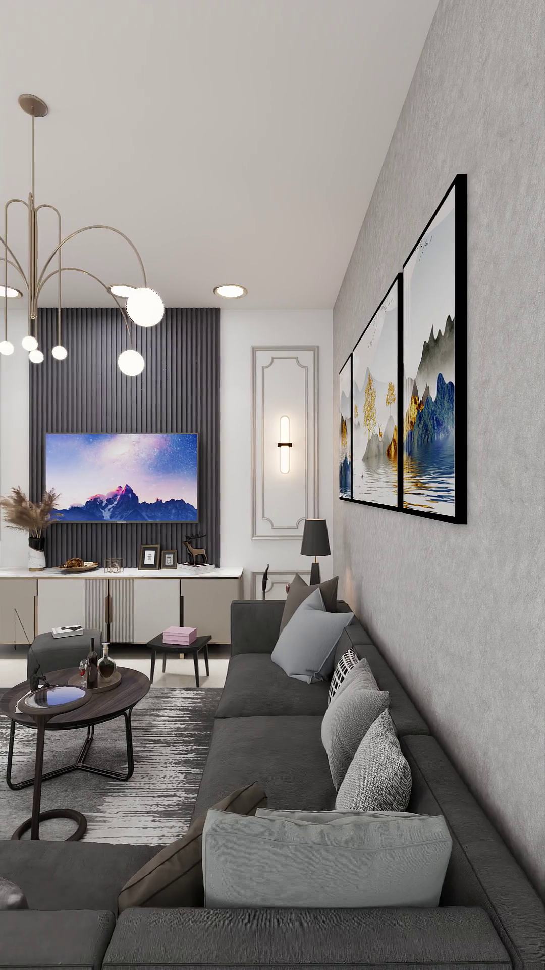 A Living cum Dining Room-Coohom design community